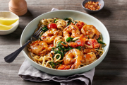 Chilli & Garlic Prawn Linguine