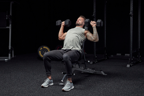Tutorial - Dumbbell incline bench press (70 degrees)