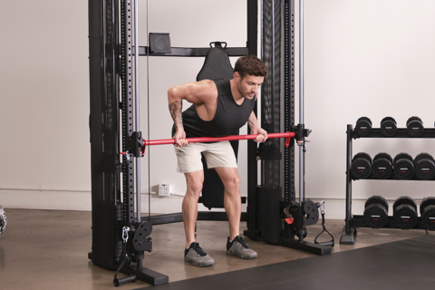 Tutorial: Smith bar reverse-grip bent-over row