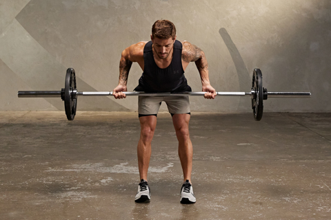 Tutorial: Barbell underhand-grip bent-over row