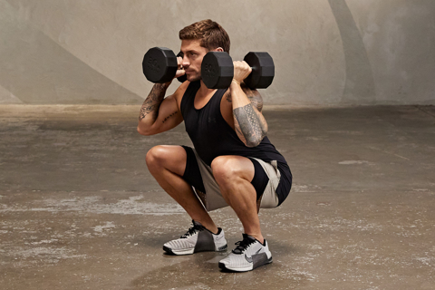 Tutorial: Dumbbell back squat