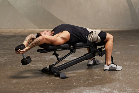 Tutorial: Dumbbell bench pull-over
