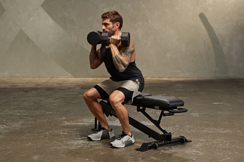 Tutorial: Dumbbell box front squat