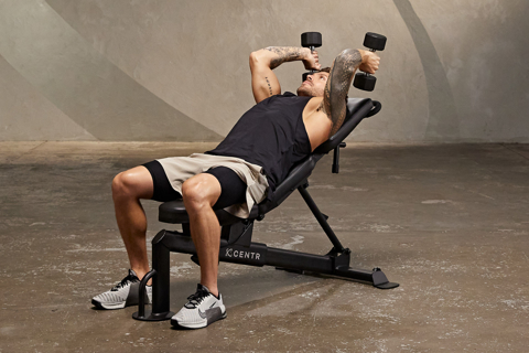 Tutorial: Dumbbell incline overhead tricep extension