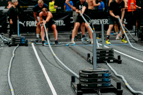 HYROX station guides: Sled pull