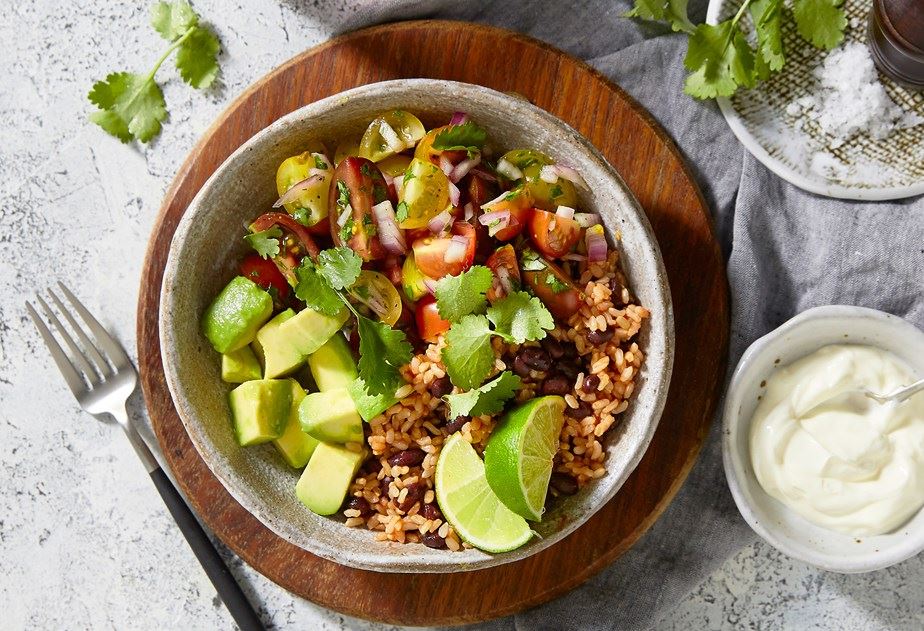 Spicy Mexican Brown Rice Bowl